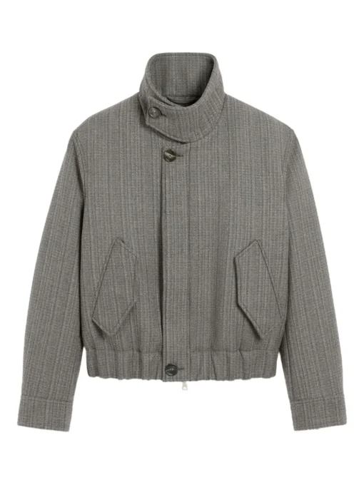 Get Wool Herringbone Harrington Jacket - Nova Jacket