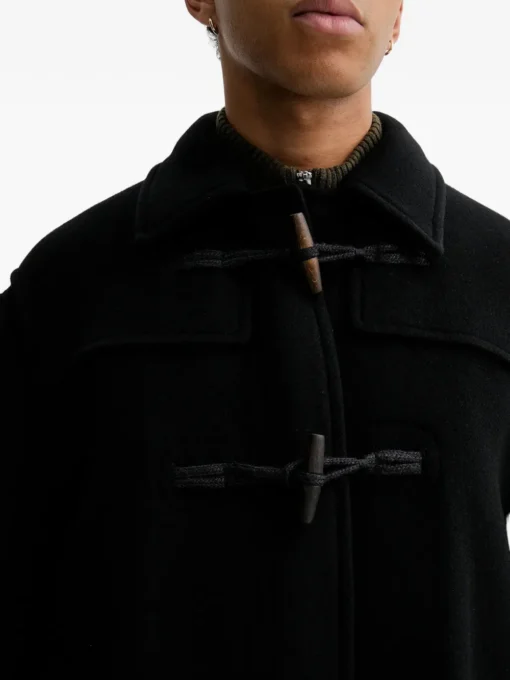 Get Black Toggle-Buttons Montly Coat - Nova Jacket